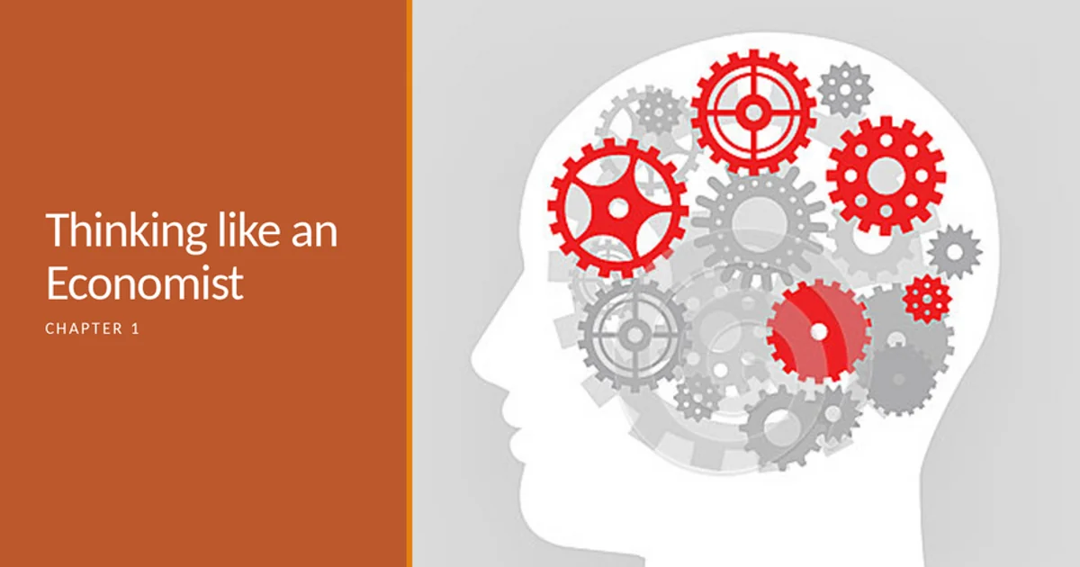 Thinking Like an Economist | Algor Library