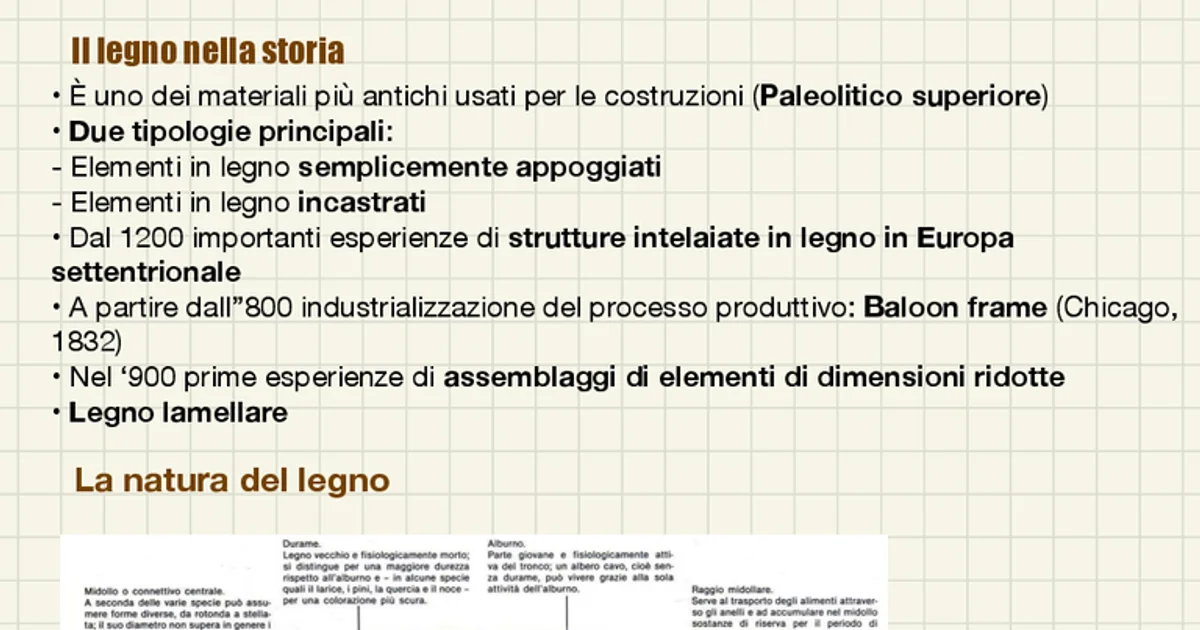 Il Legno nella Storia, Proprietà e Tecniche | Algor Library