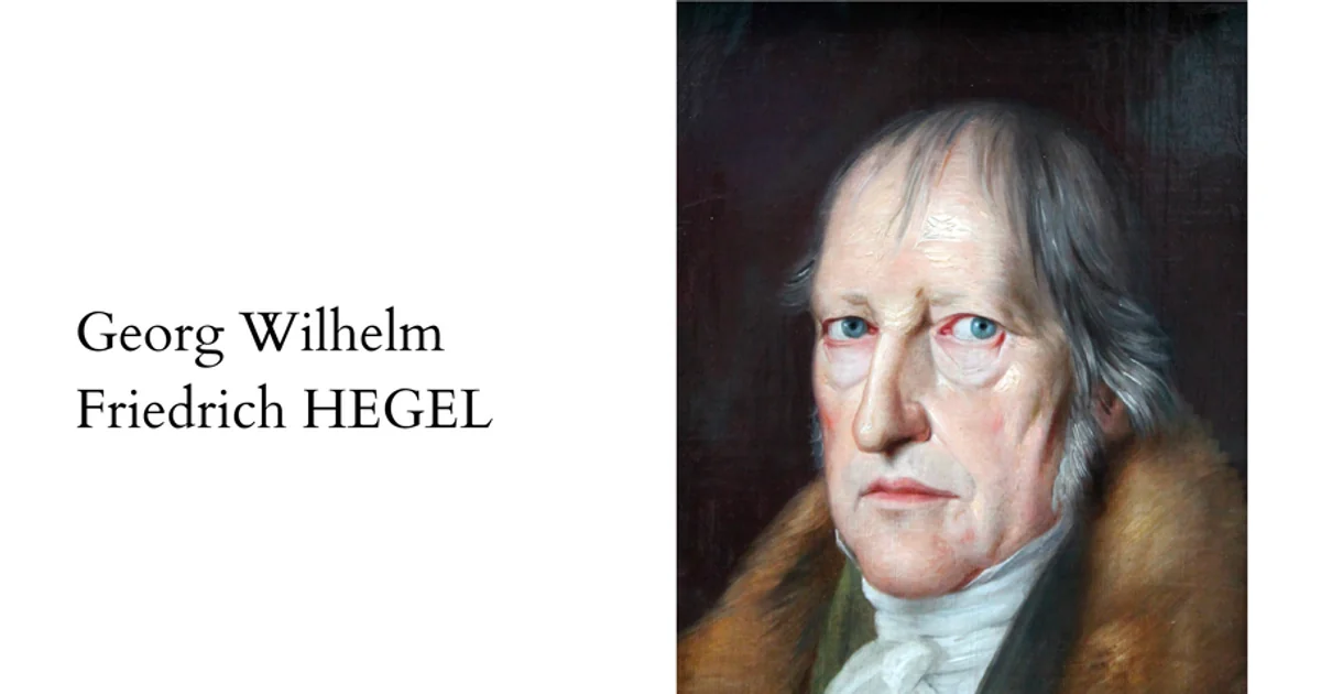 Georg Wilhelm Friedrich Hegel, Fenomenologia dello Spirito | Algor Library