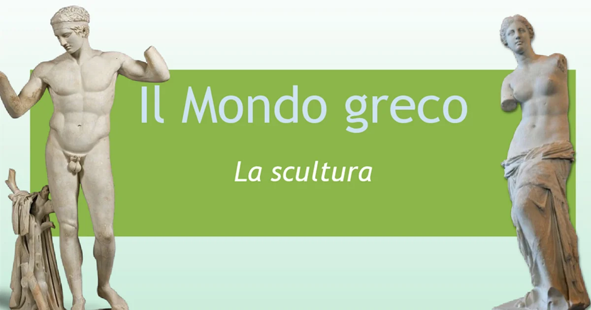 Il Mondo greco La scultura | Algor Library