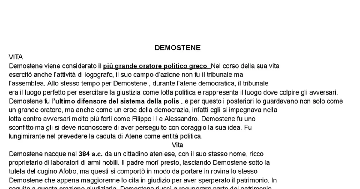 Demostene e Senofonte, Storia Greca | Algor Library