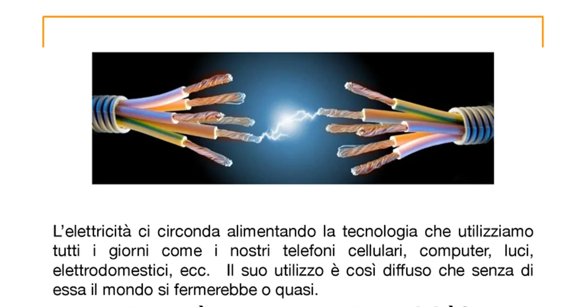 Che cos'è l'elettricità | Algor Library