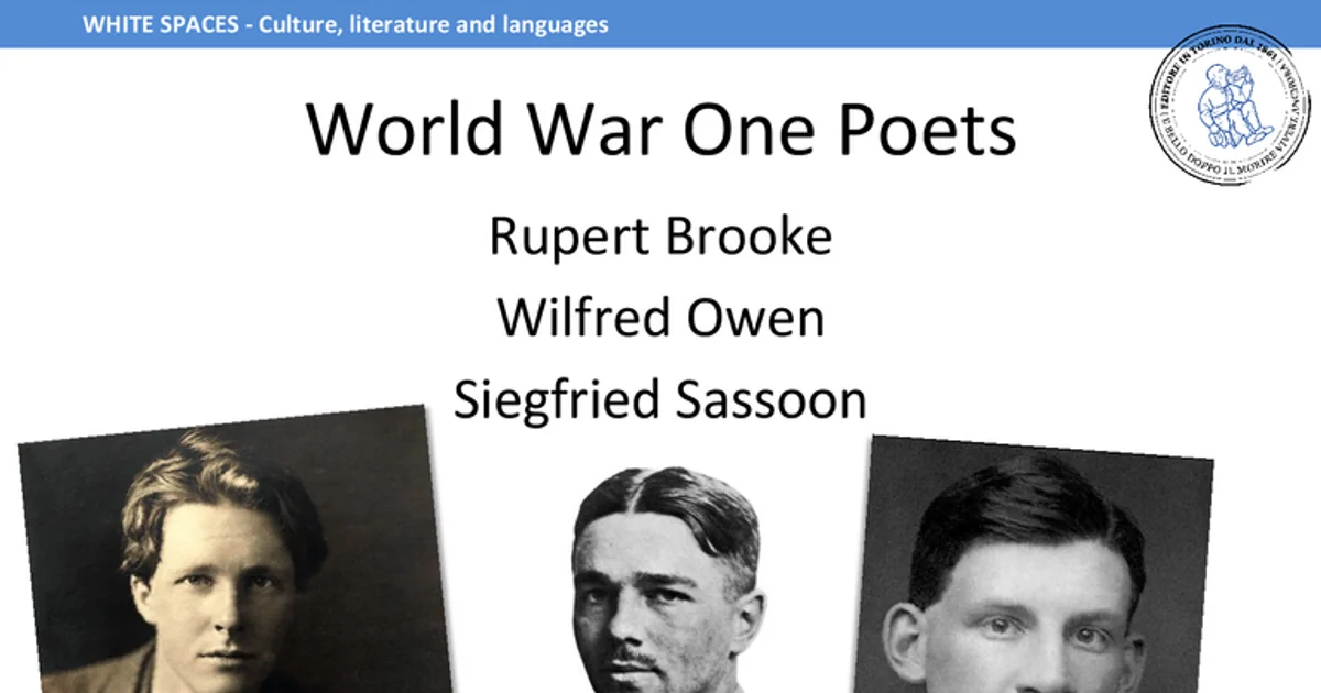 World War One Poets | Algor Library
