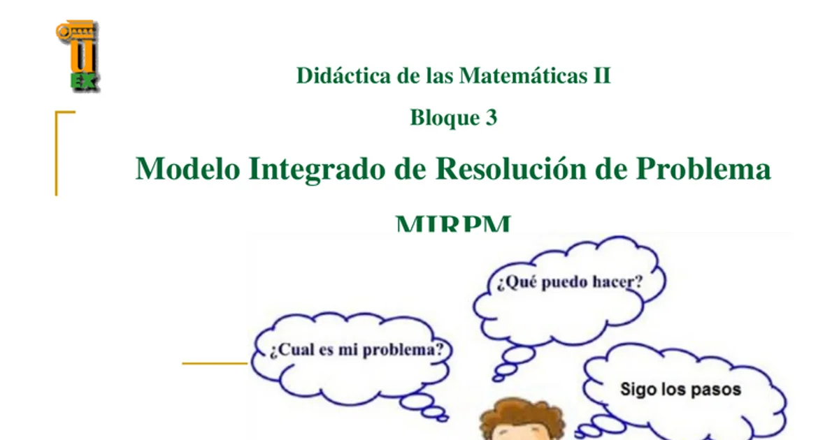 Modelo Integrado de Resolución de Problema | Algor Library