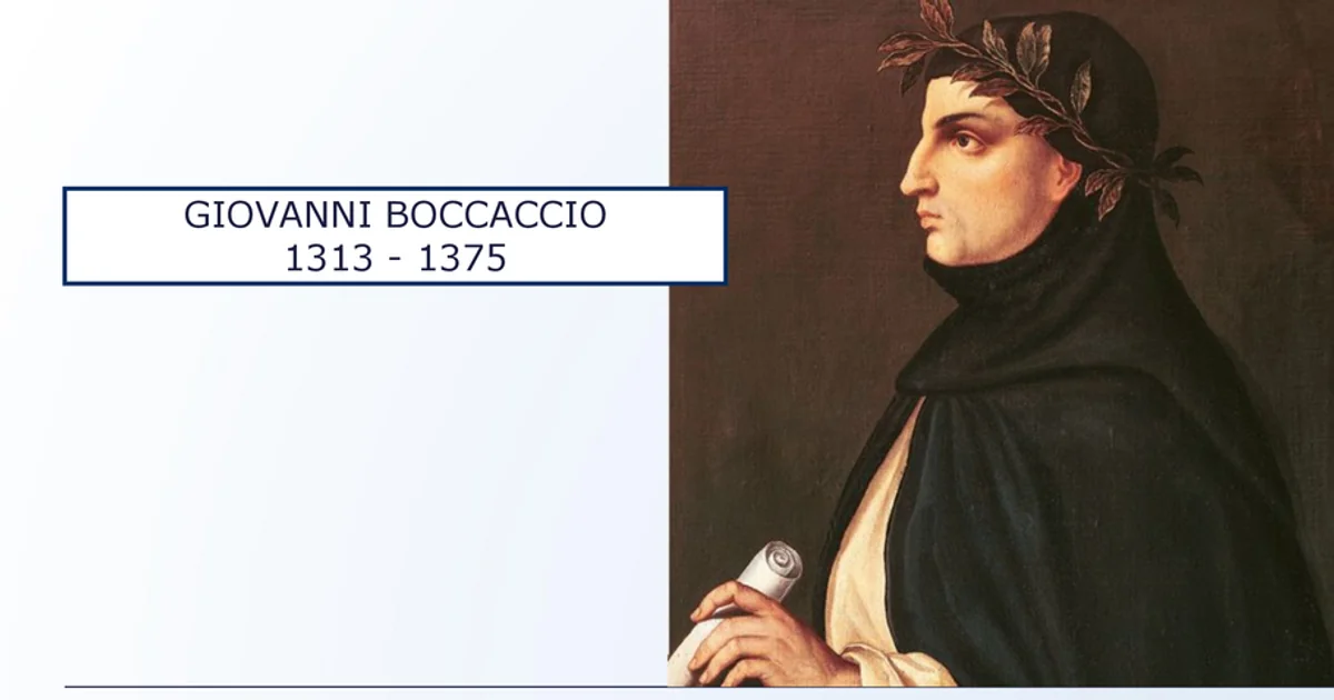 Giovanni Boccaccio, Vita e Opere | Algor Library