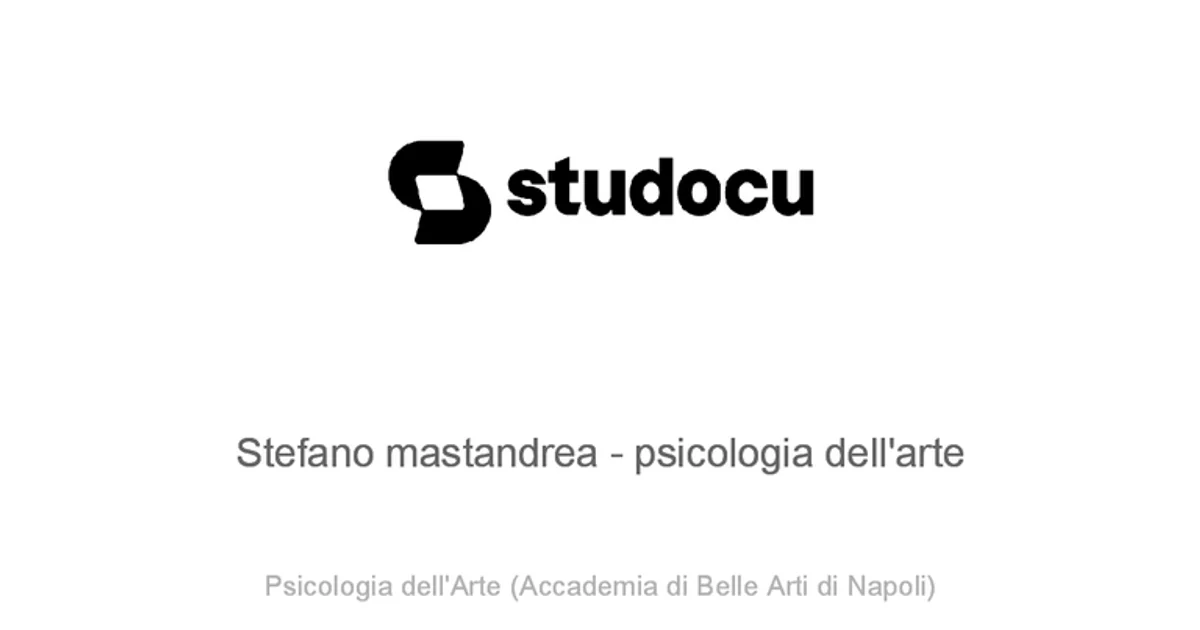 Psicologia dell'Arte, Accademia Napoli | Algor Library
