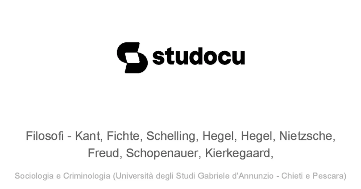 Filosofi, Kant, Fichte, Schelling, Hegel | Algor Library