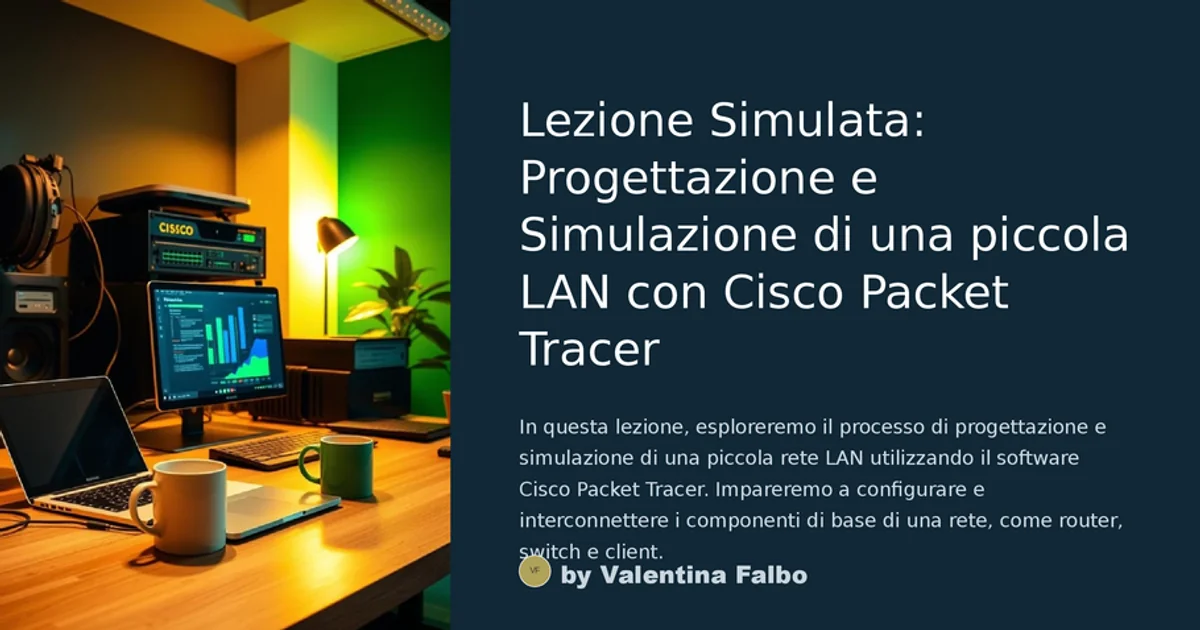 Lezione Simulata LAN Packet Tracer | Algor Library