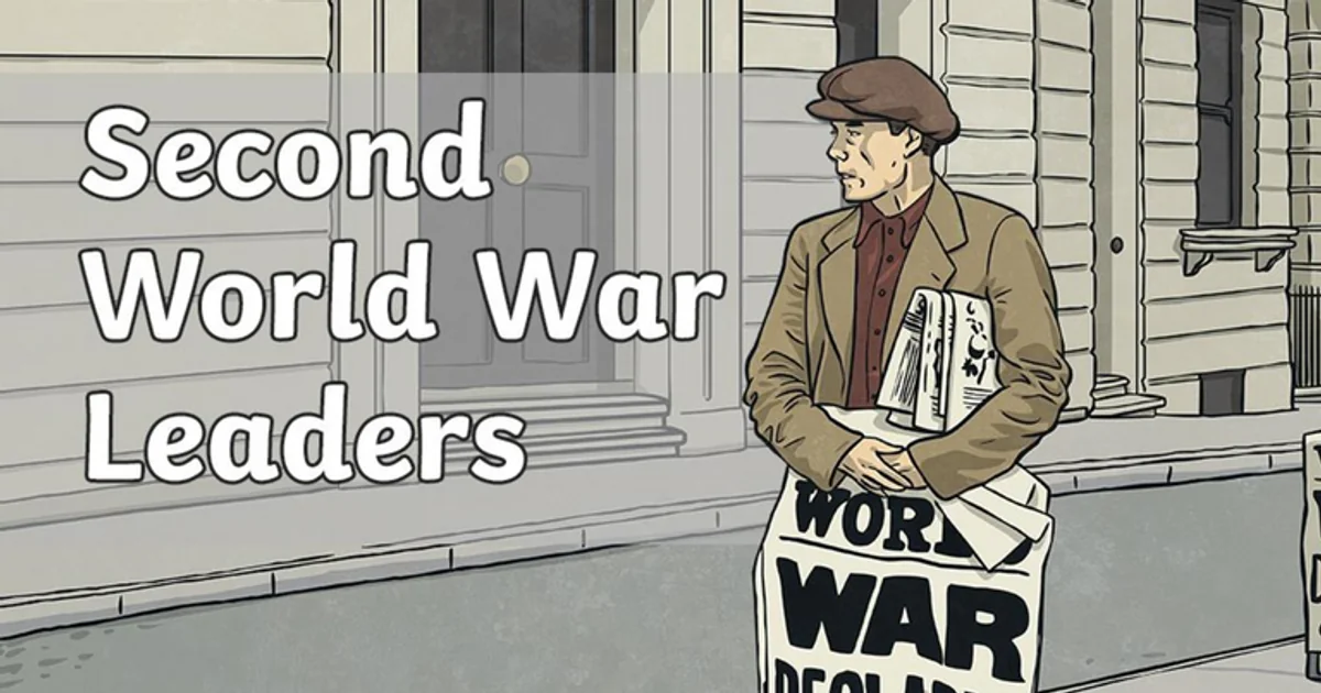Second World War Leaders, Twinkl | Algor Library