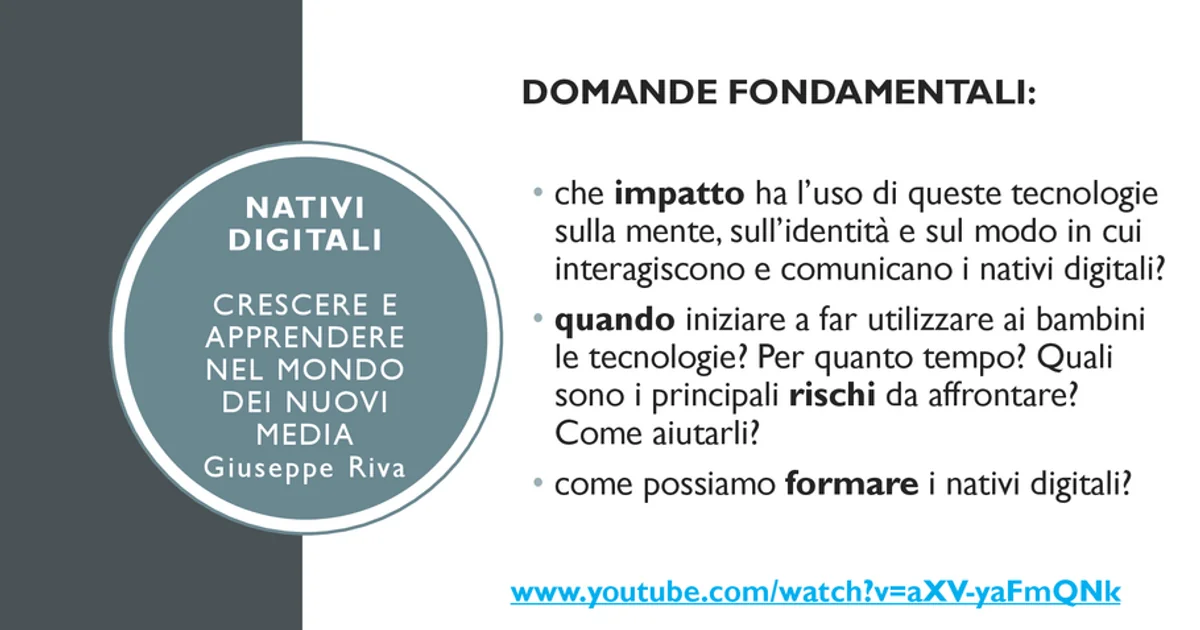 Nativi Digitali, Crescere e Apprendere | Algor Library