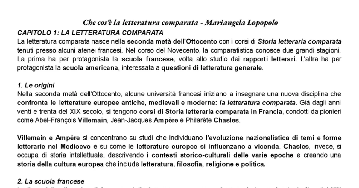 Letteratura Comparata, Mariangela Lopopolo | Algor Library