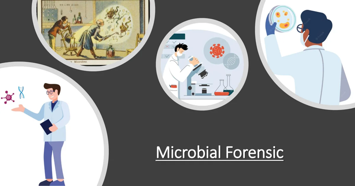 Microbial Forensic, University | Algor Library