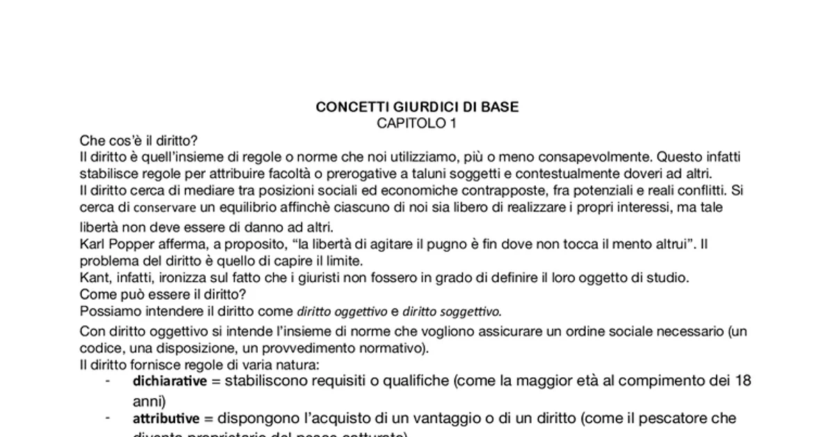 Concetti Giuridici di Base | Algor Library