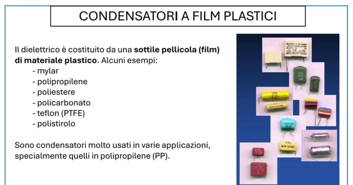 Condensatori a Film Plastici, Tpsee | Algor Library