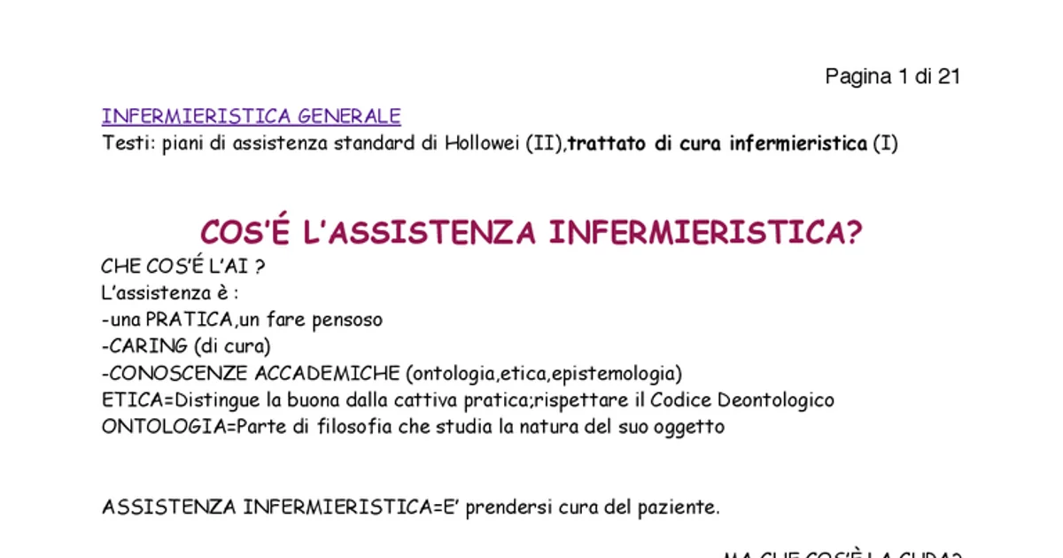 Infermieristica Generale | Algor Library