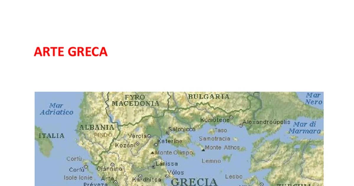 Arte Greca, Partenone e Ordini Architettonici | Algor Library