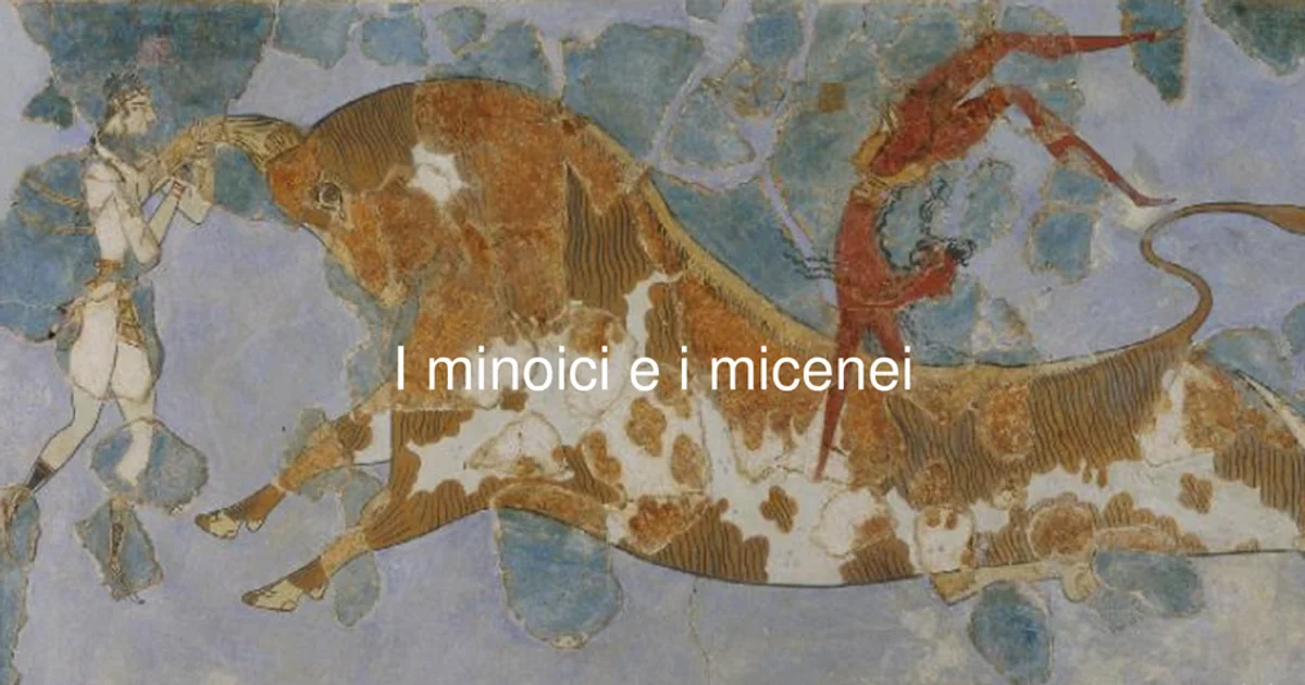 I Minoici e i Micenei, Hub Scuola | Algor Library