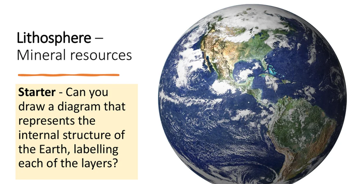 Lithosphere Mineral Resources | Algor Library