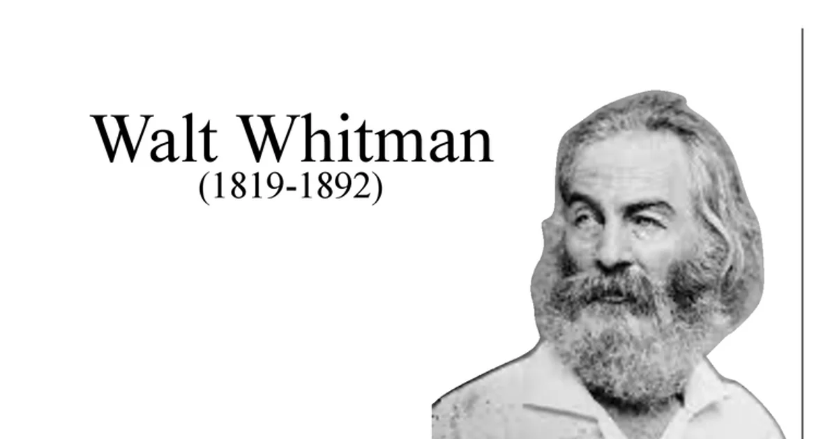 Walt Whitman, Life and Influence | Algor Library