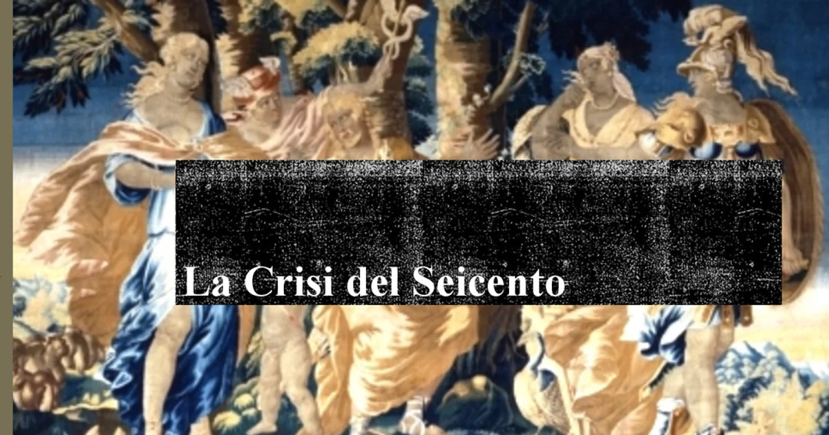 La Crisi del Seicento | Algor Library