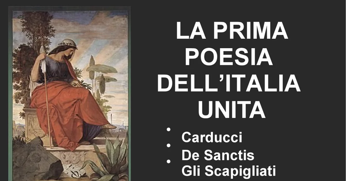 Poesia Italiana Post-Unitaria, Hub Scuola | Algor Library