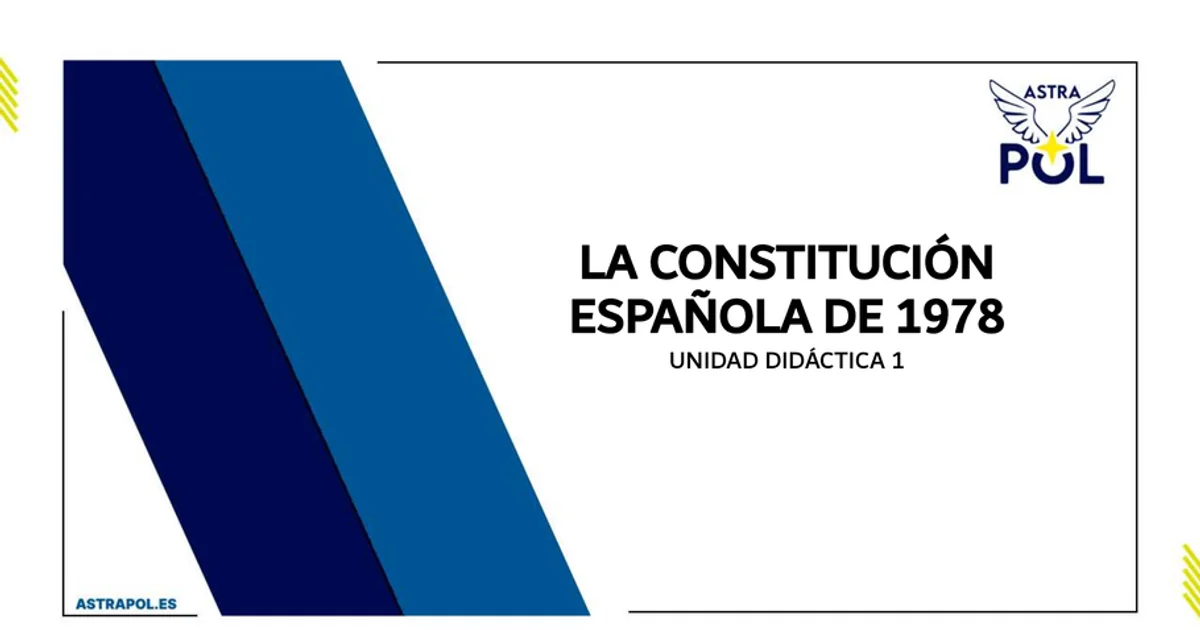 La Constitucion Espanola de 1978, Astra Pol | Algor Library